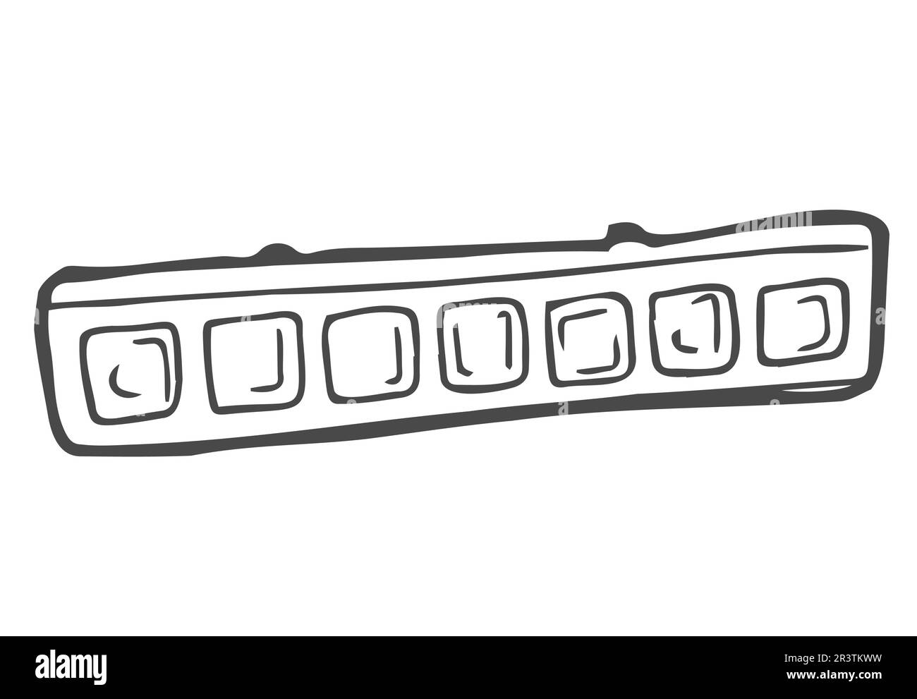 Painting tools on black Stock Vector Images - Alamy