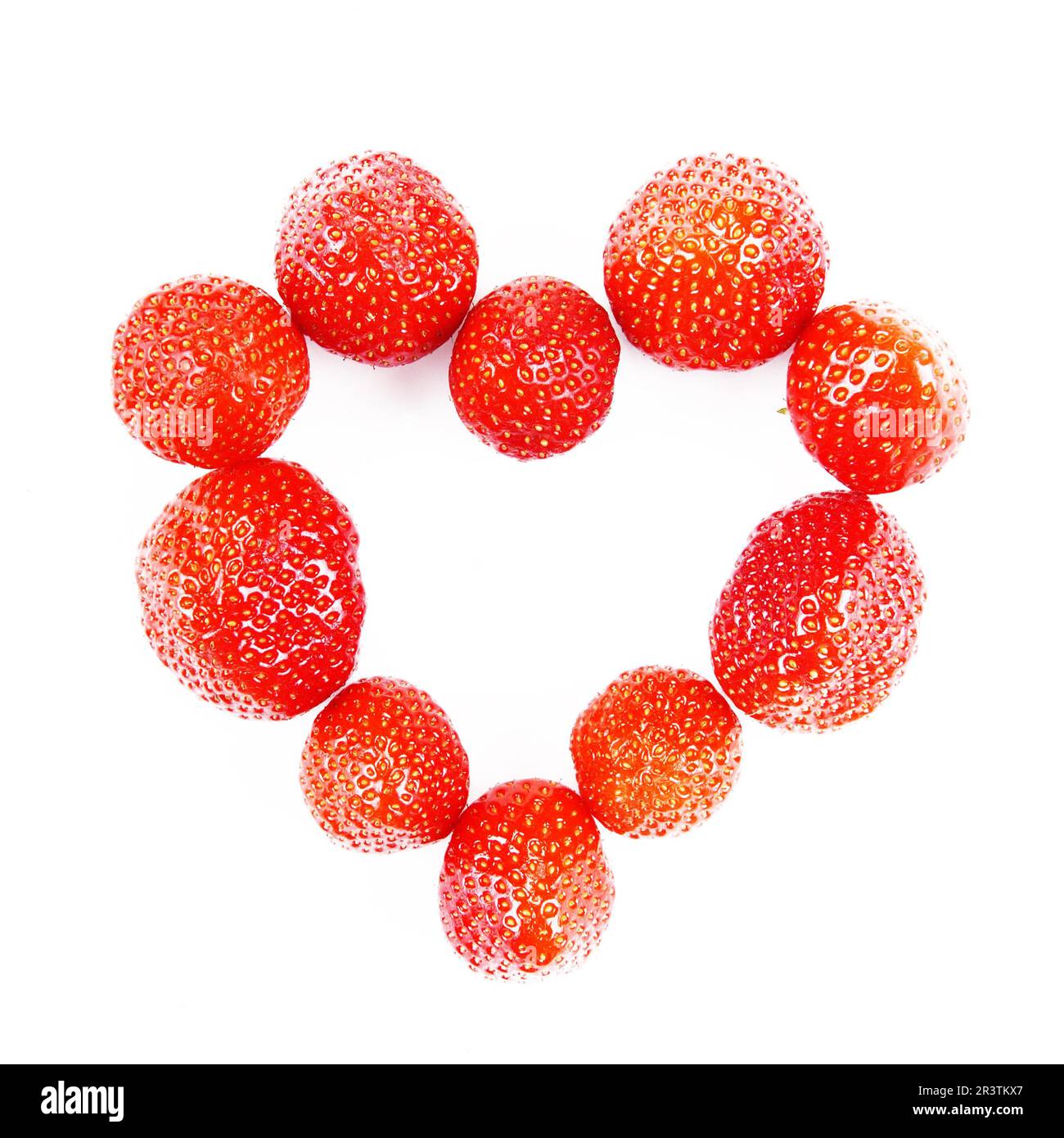 Heart shape made strawberries hi-res stock photography and images - Alamy