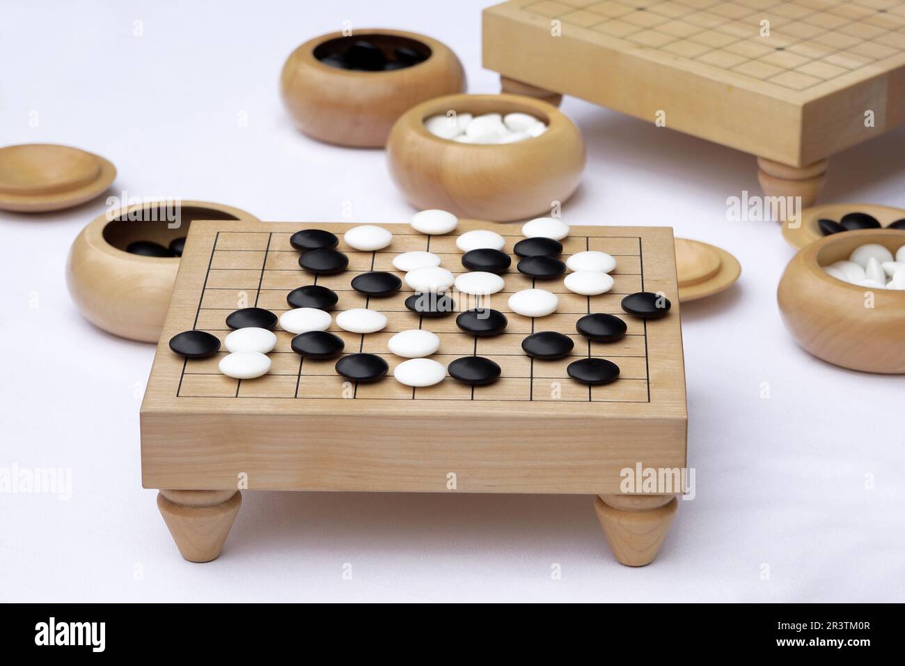 traditional chinese or japanese strategy board game Stock Photo - Alamy