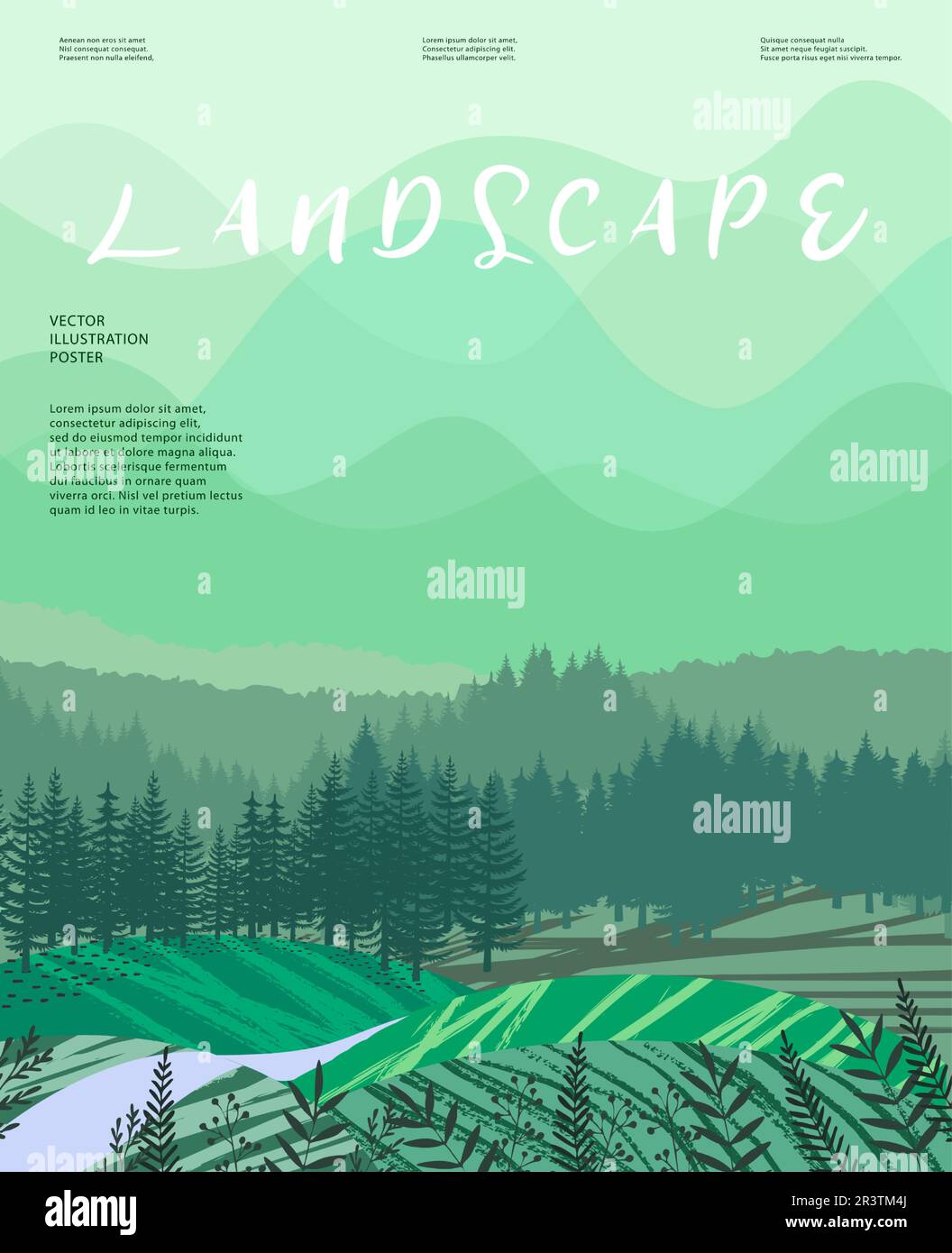 Forest field work Stock Vector Images - Alamy