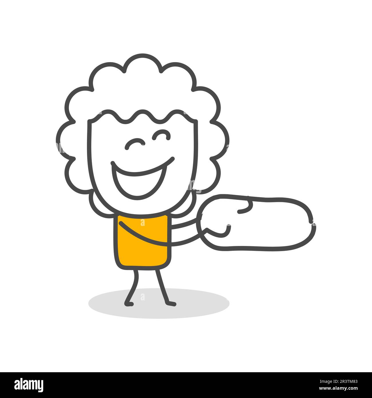 Stick figures. Numbers. Isolated on white background. Hand drawn Doodle ...