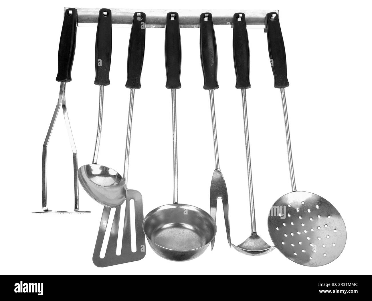 Kitchen modern utensils wall Cut Out Stock Images & Pictures - Alamy