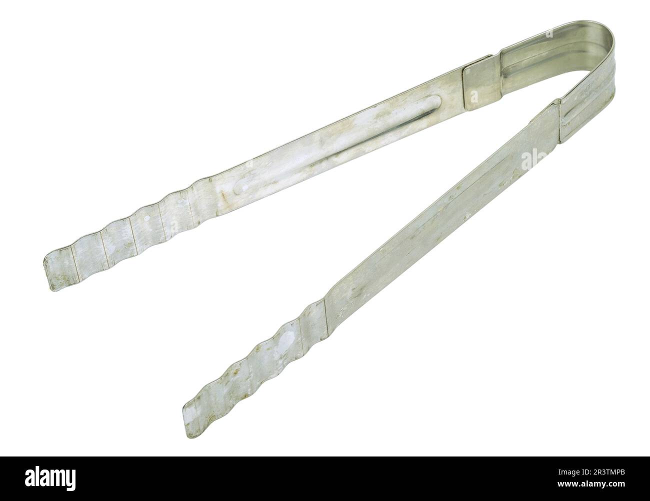 Stainless steel ice tongs Stock Photo - Alamy