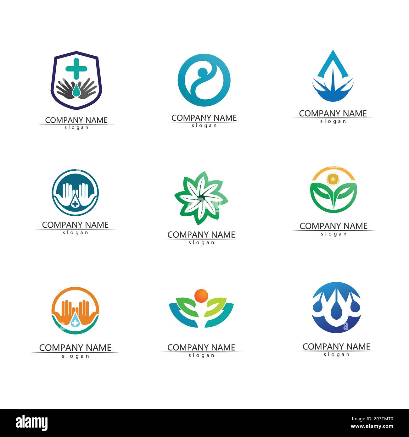 health protection with shield logo design vector template for medical ...