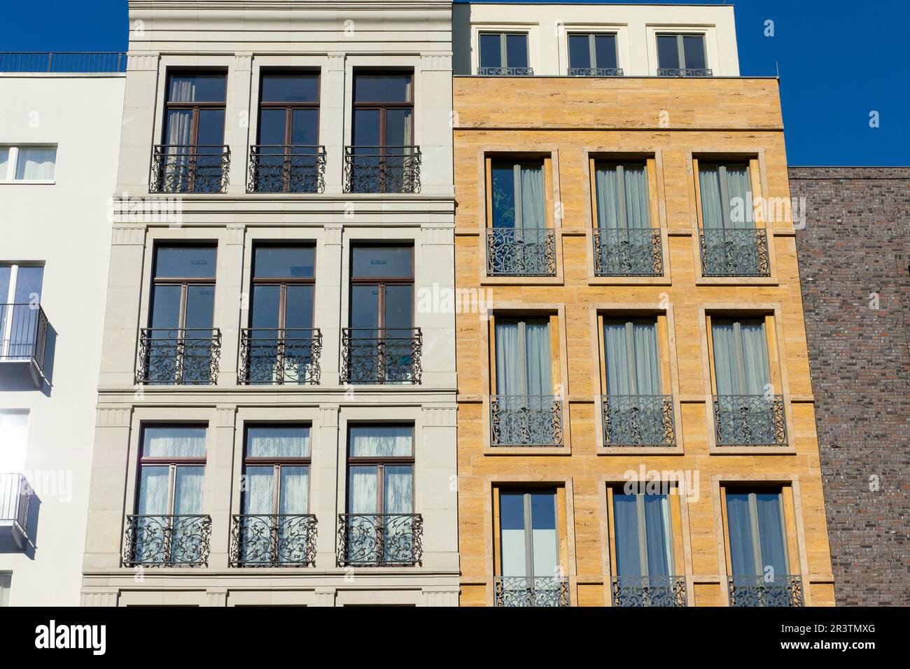 Small townhouses in Berlin Stock Photo - Alamy