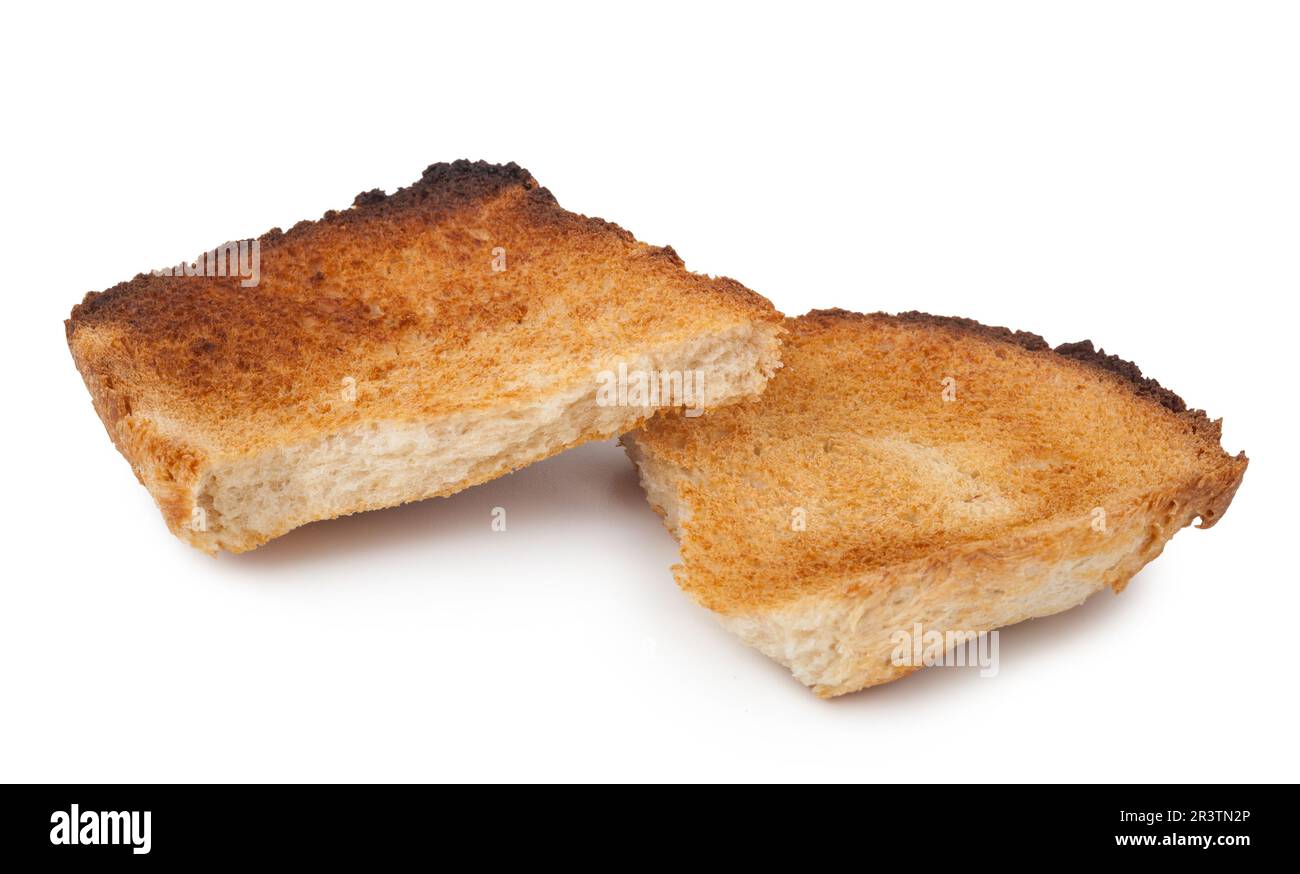 Broken toast bread Stock Photo - Alamy