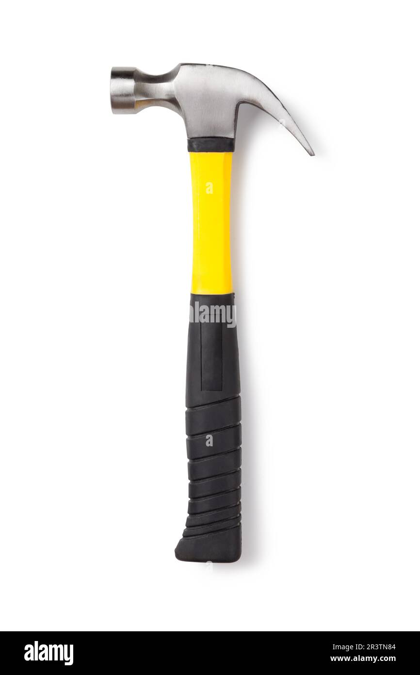 Hammer isolated over white background Stock Photo - Alamy