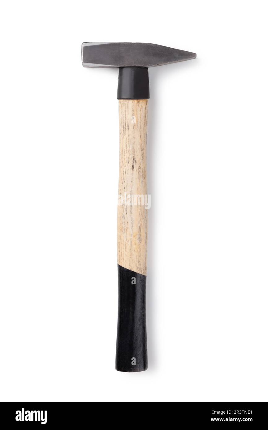Hammer isolated over white background Stock Photo - Alamy