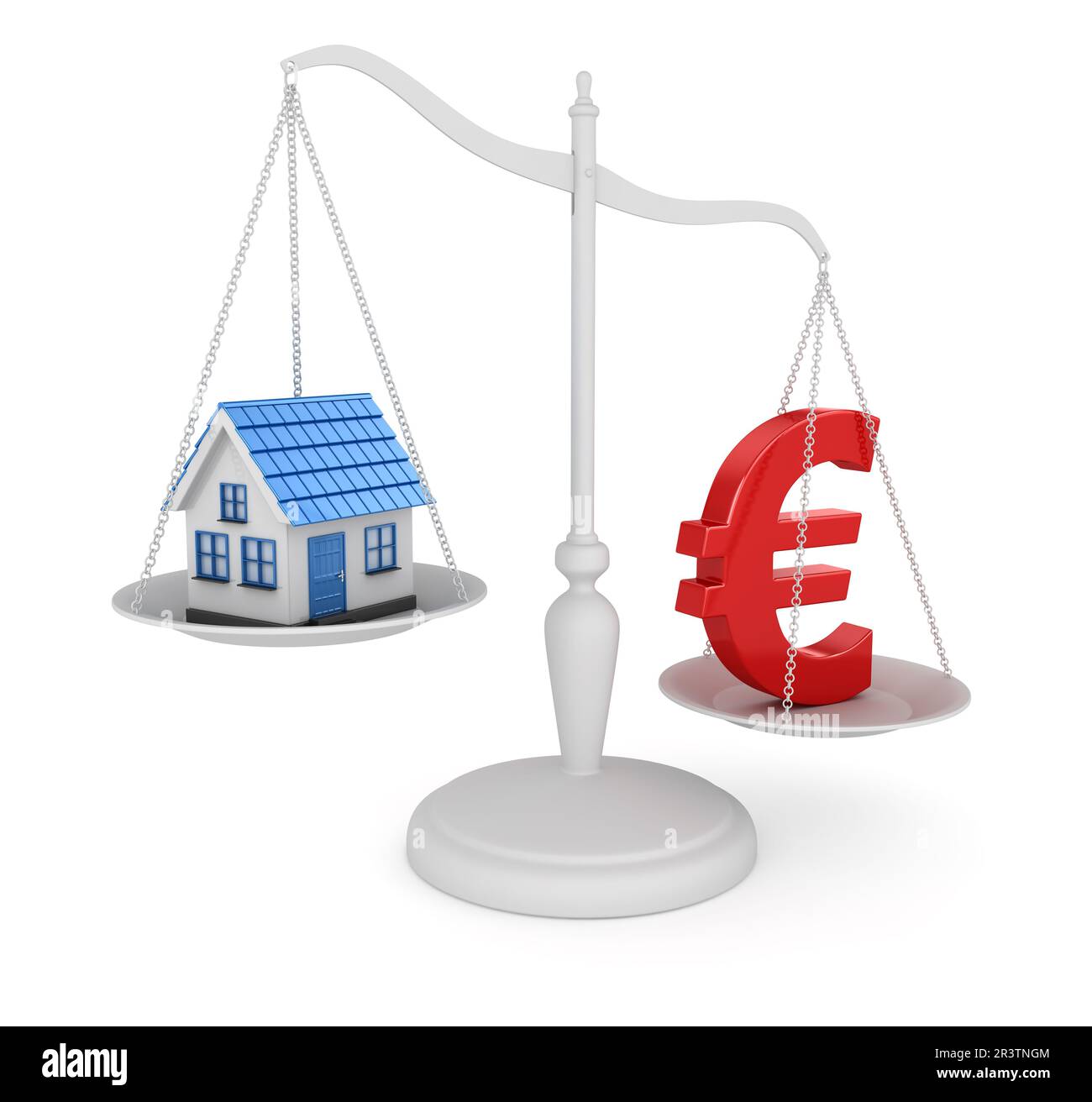 Euro symbol home balance hi-res stock photography and images - Alamy