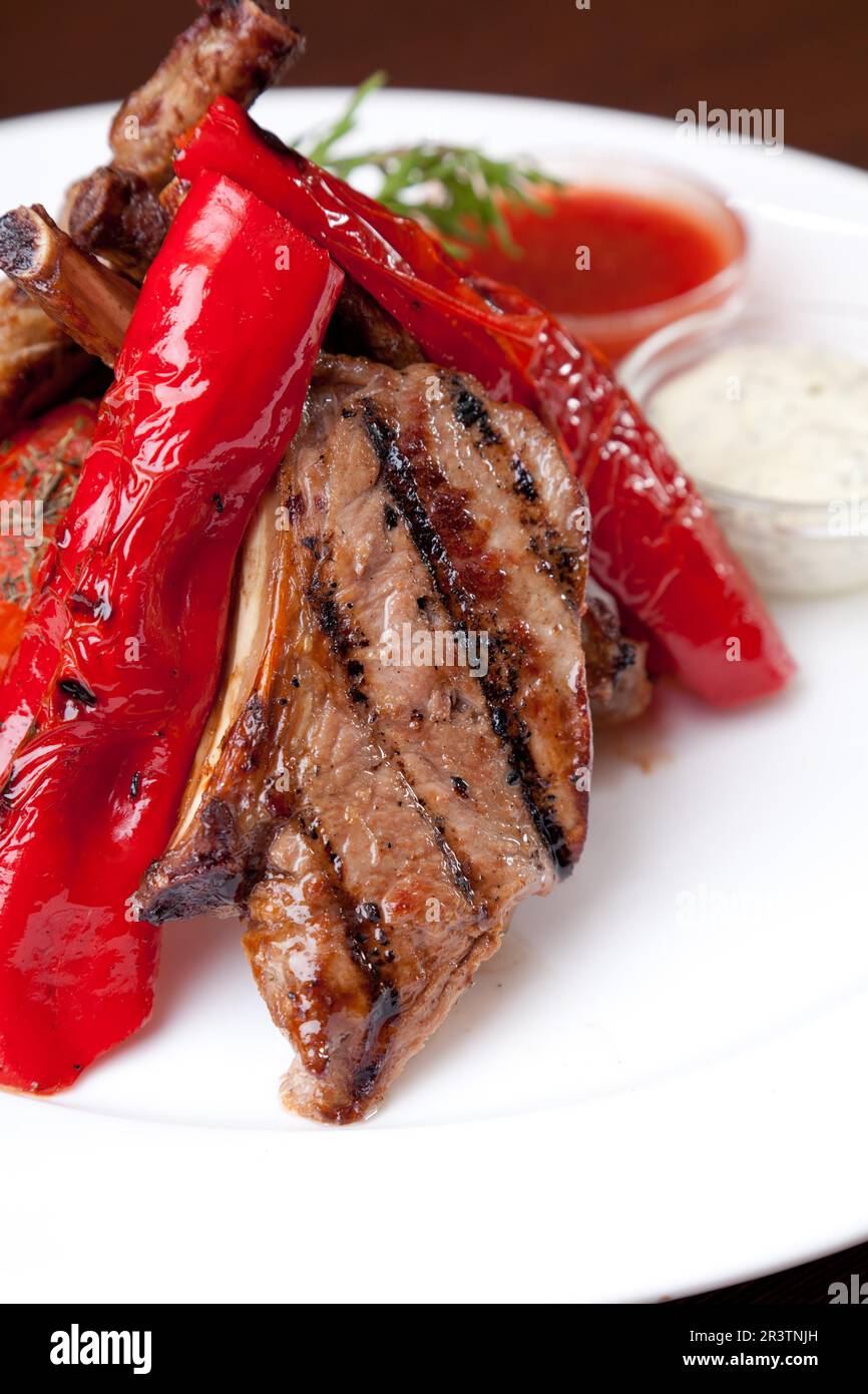 Roasted chops hi-res stock photography and images - Alamy