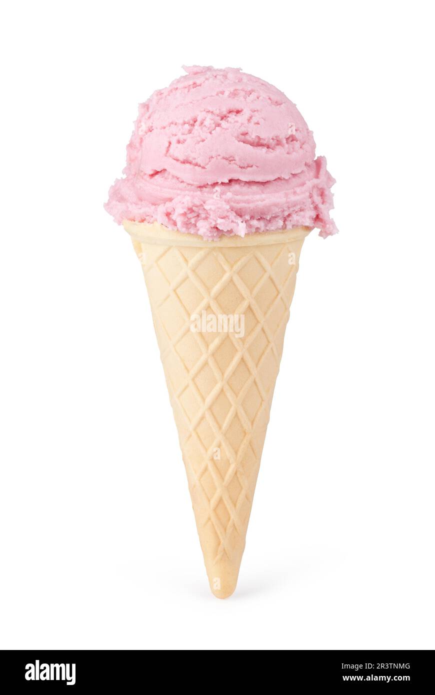 Red ice cream cone Cut Out Stock Images & Pictures - Alamy