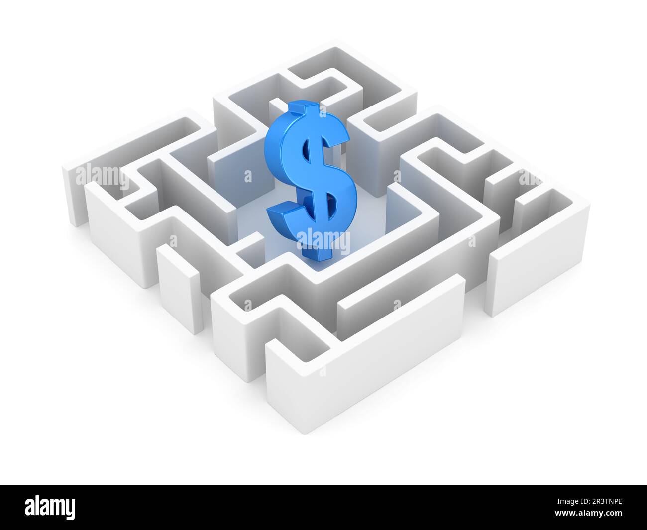 Blue dollar symbol in Cut Out Stock Images & Pictures - Alamy