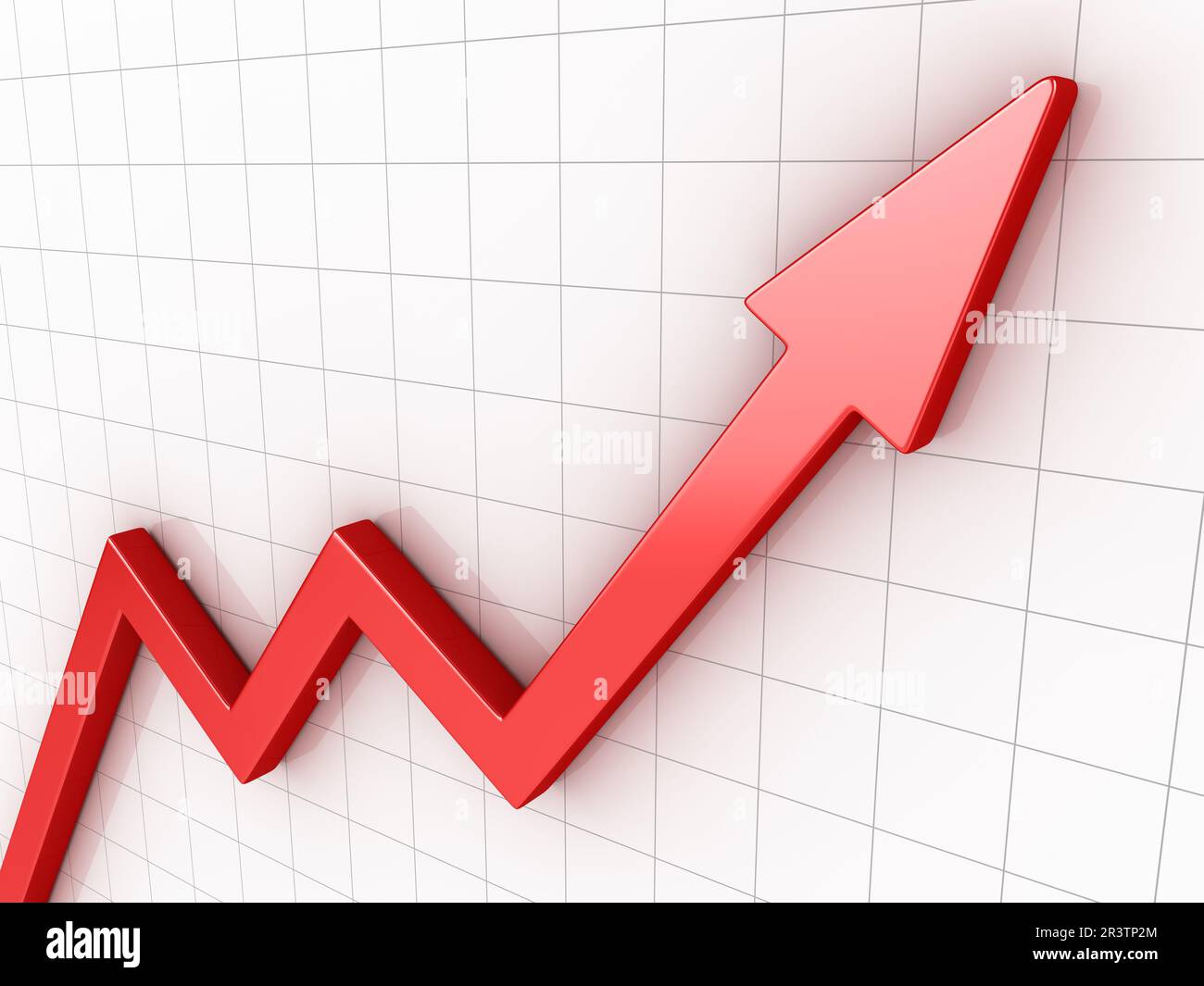 Business Arrow Graph Stock Photo - Alamy