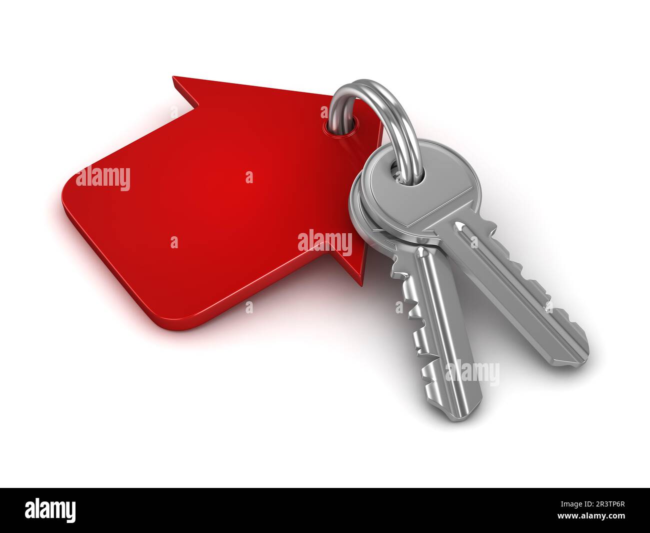 Red house white model 3d hi-res stock photography and images - Alamy