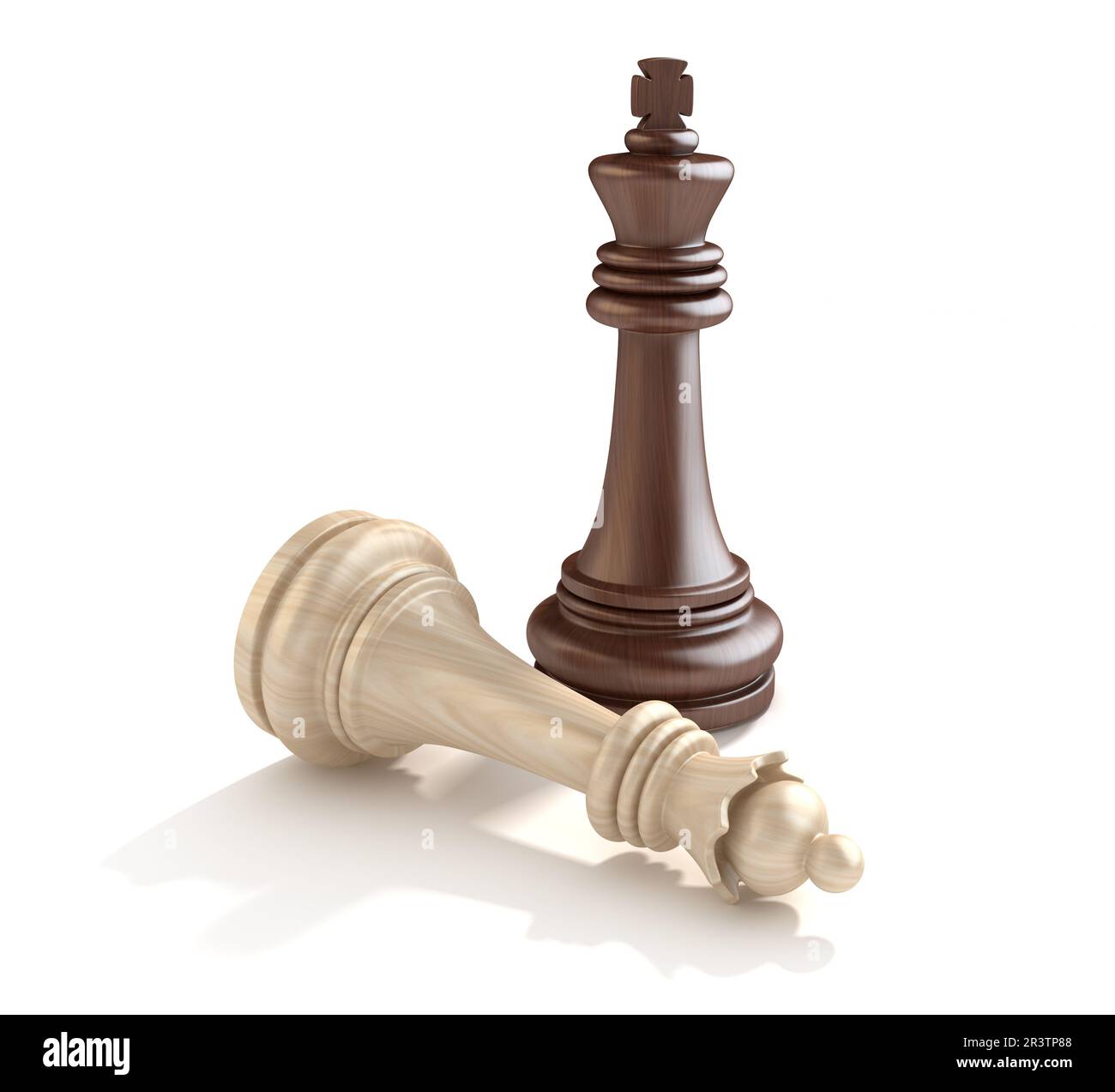 Chess King and Chess Queen Stock Photo - Alamy