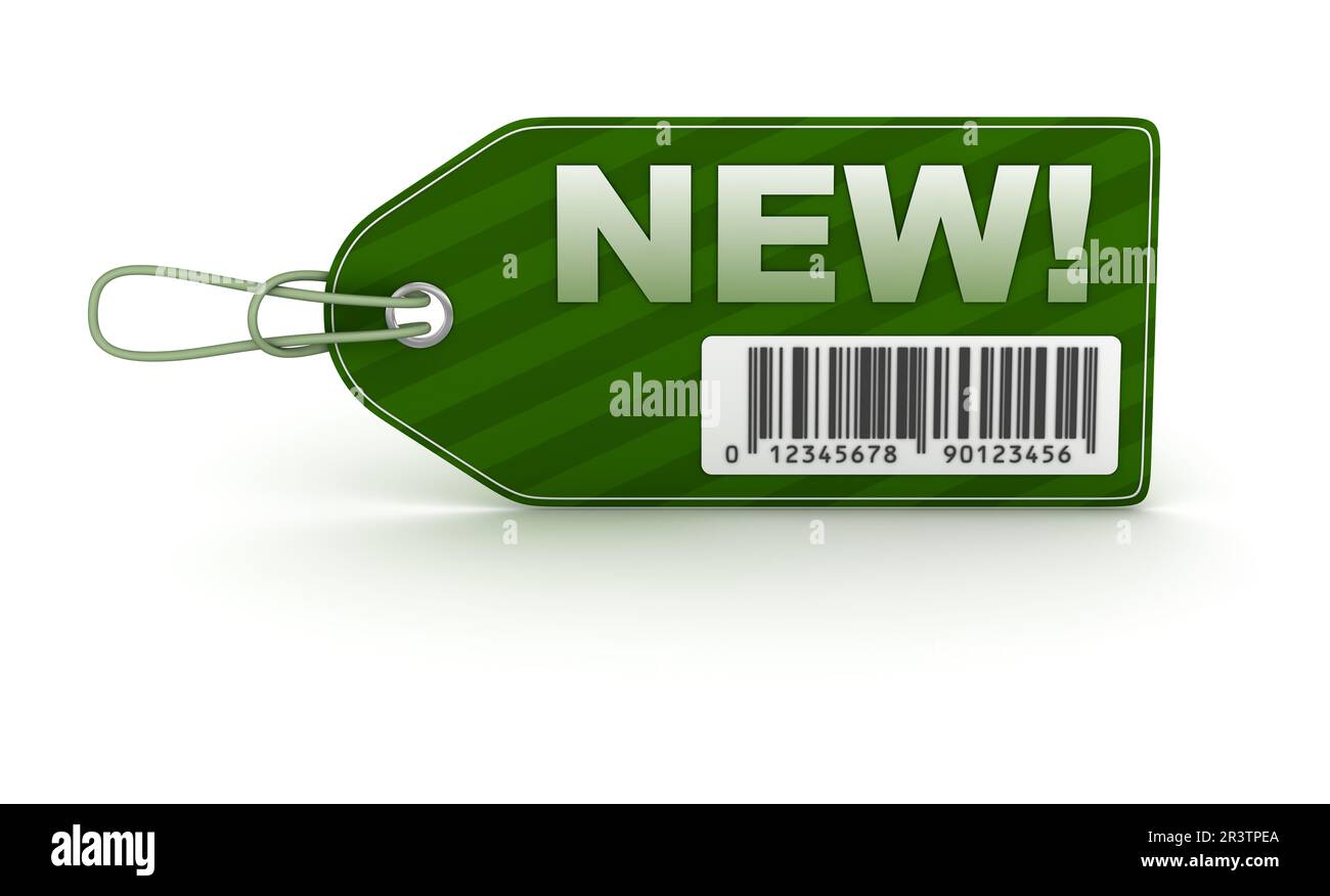 New tag hi-res stock photography and images - Alamy