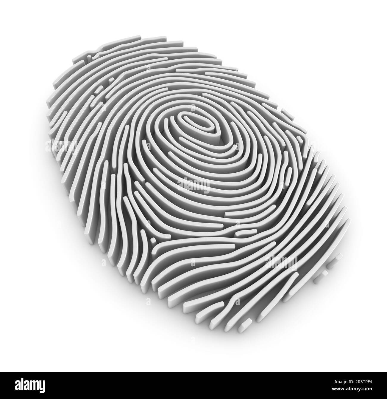 3d fingerprint Black and White Stock Photos & Images - Alamy