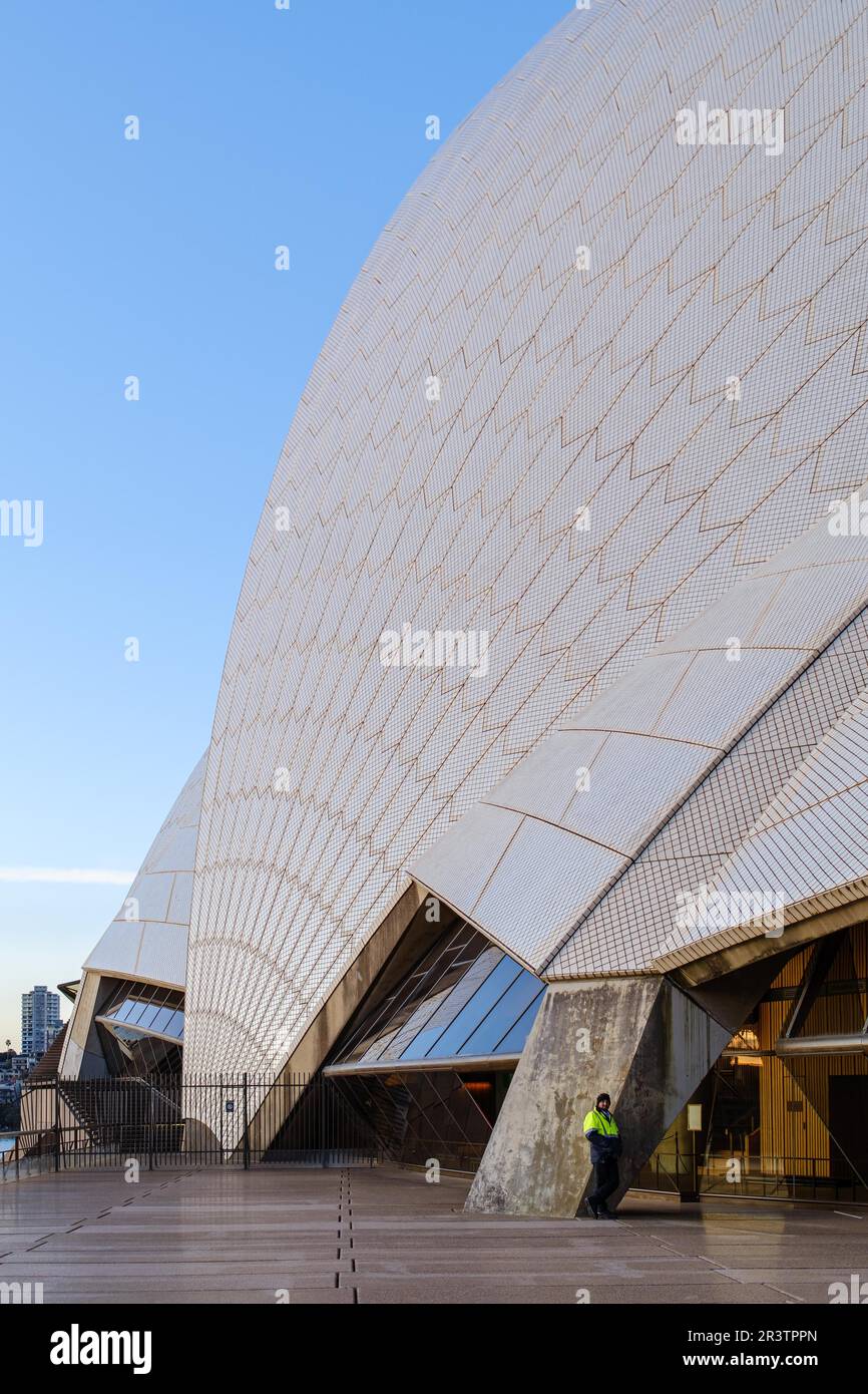 Security service in front of the Sydney Opera House, Sydney, Australia ...