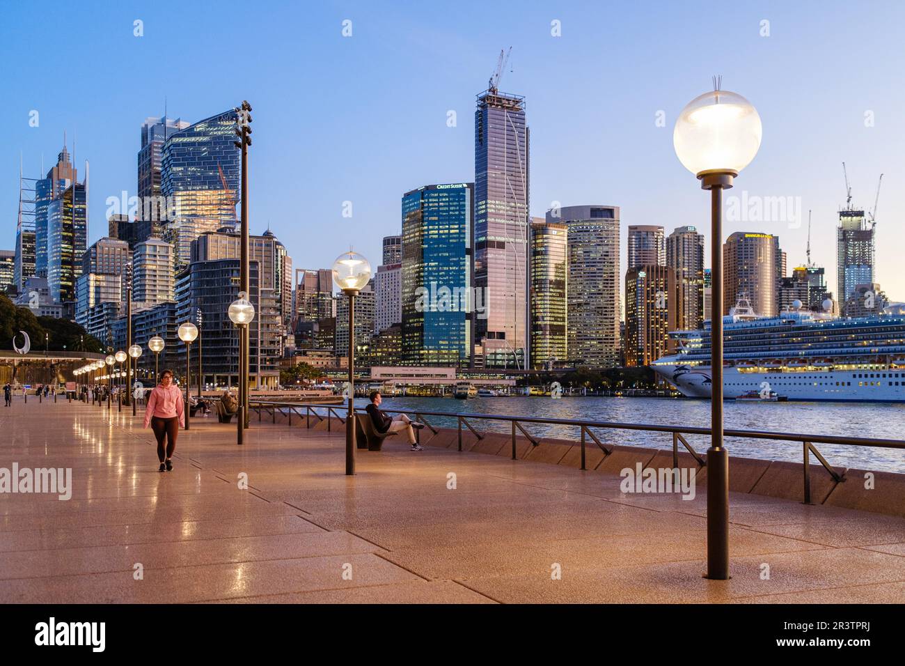 Circular Quay and Sydney Skyline at sunset, Sydney Skyline, Sydney ...
