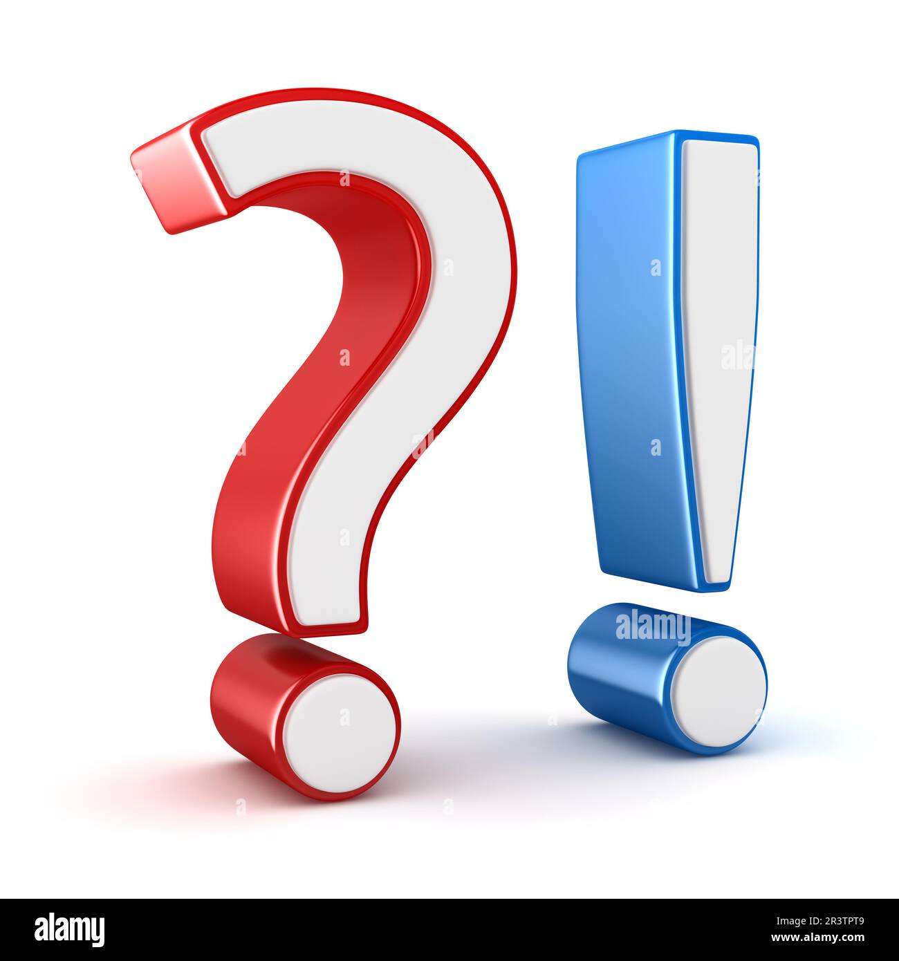 Question and Exclamation Symbol Stock Photo - Alamy