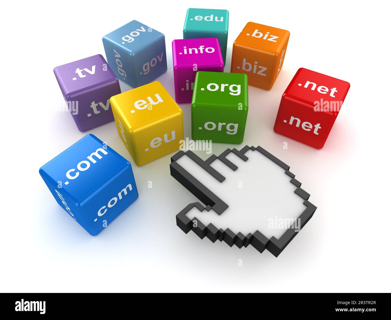 Domain name server Cut Out Stock Images & Pictures - Alamy