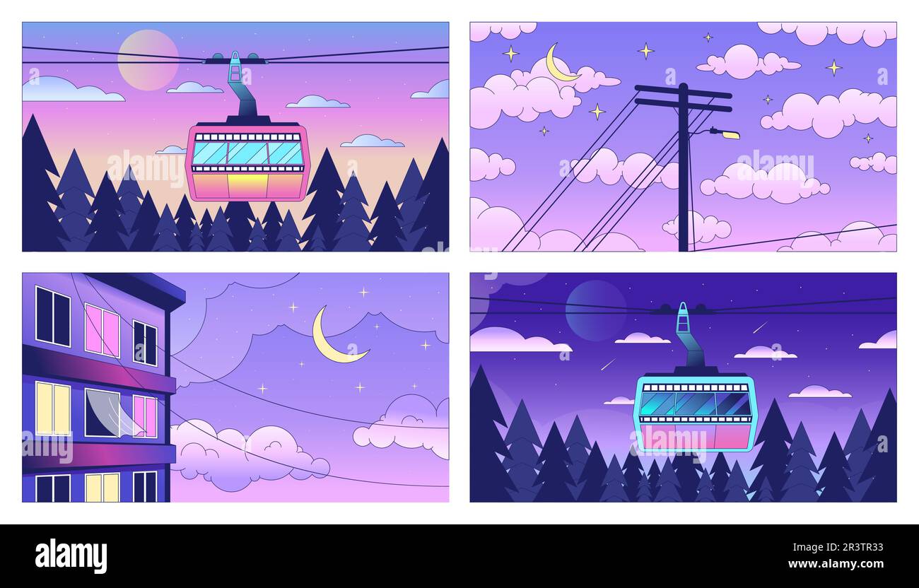 Lofi landscape hi-res stock photography and images - Alamy