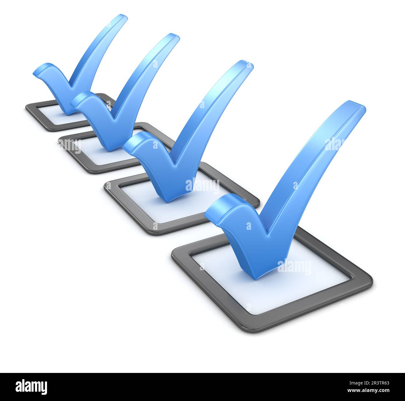 Check mark and confirm Cut Out Stock Images & Pictures - Alamy