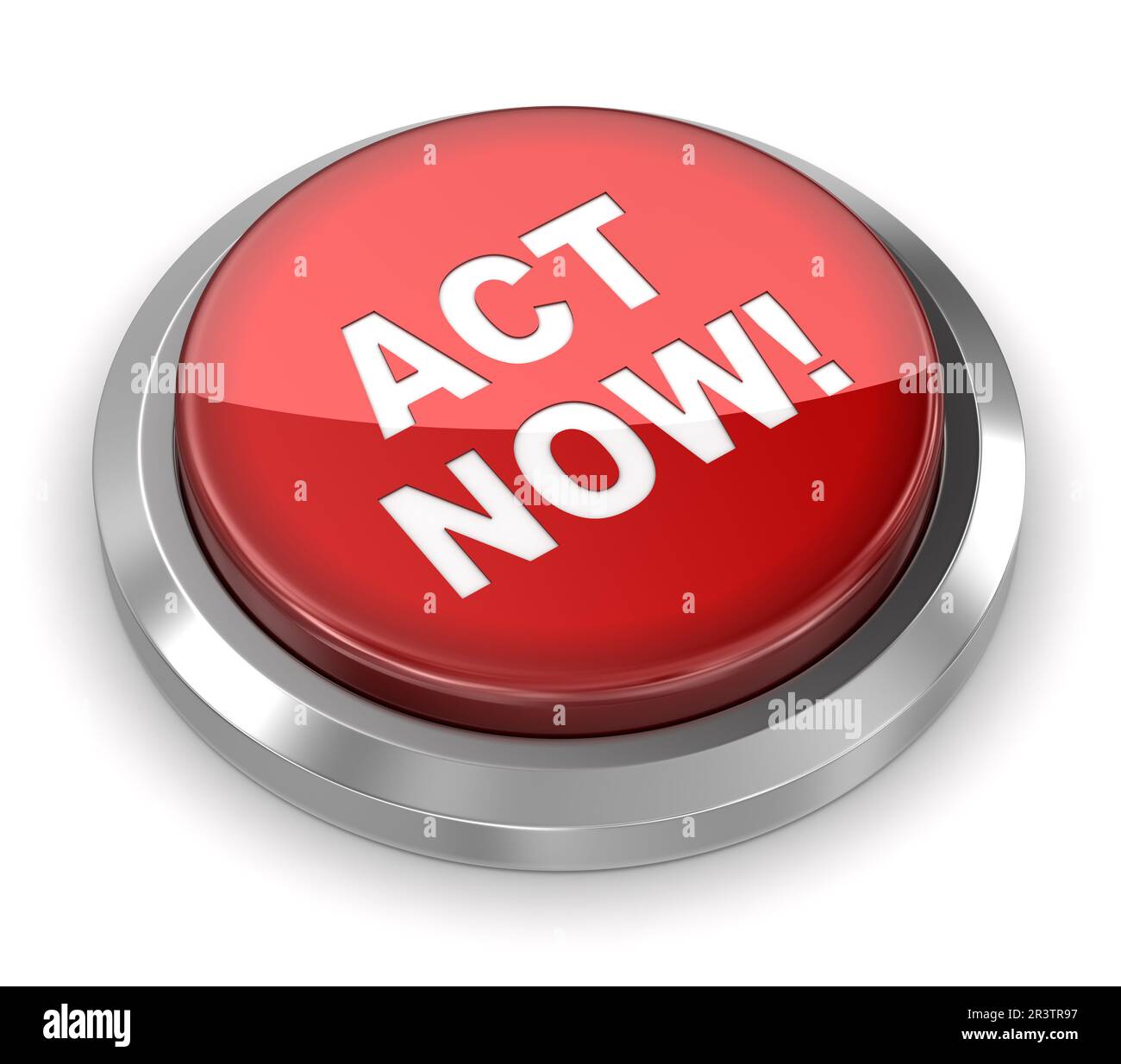 Push Button - Act Now Stock Photo - Alamy