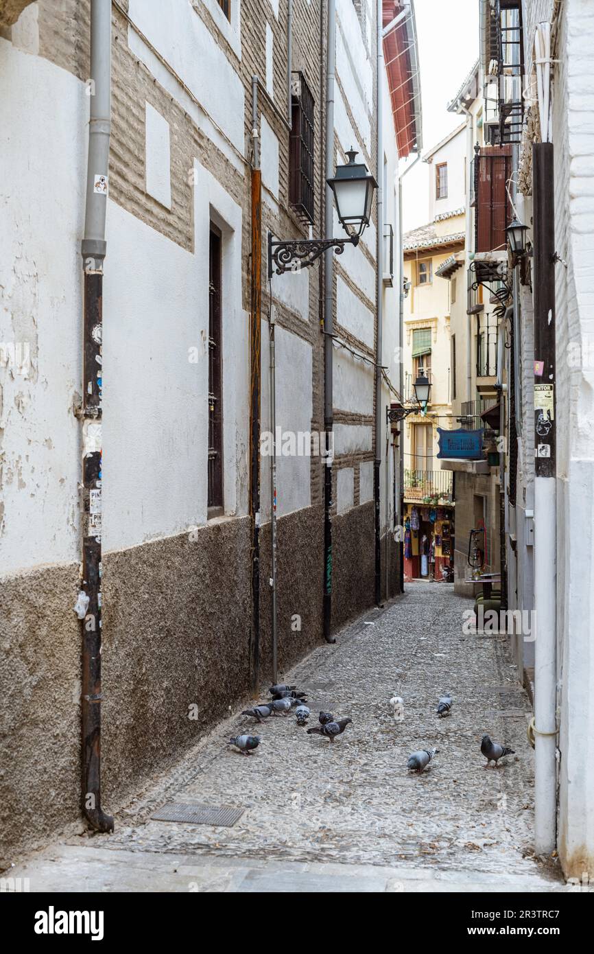 Streets of Granada, Granada, Spain Stock Photo - Alamy