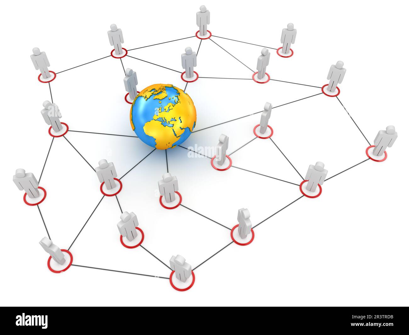 Global communications map hi-res stock photography and images - Alamy