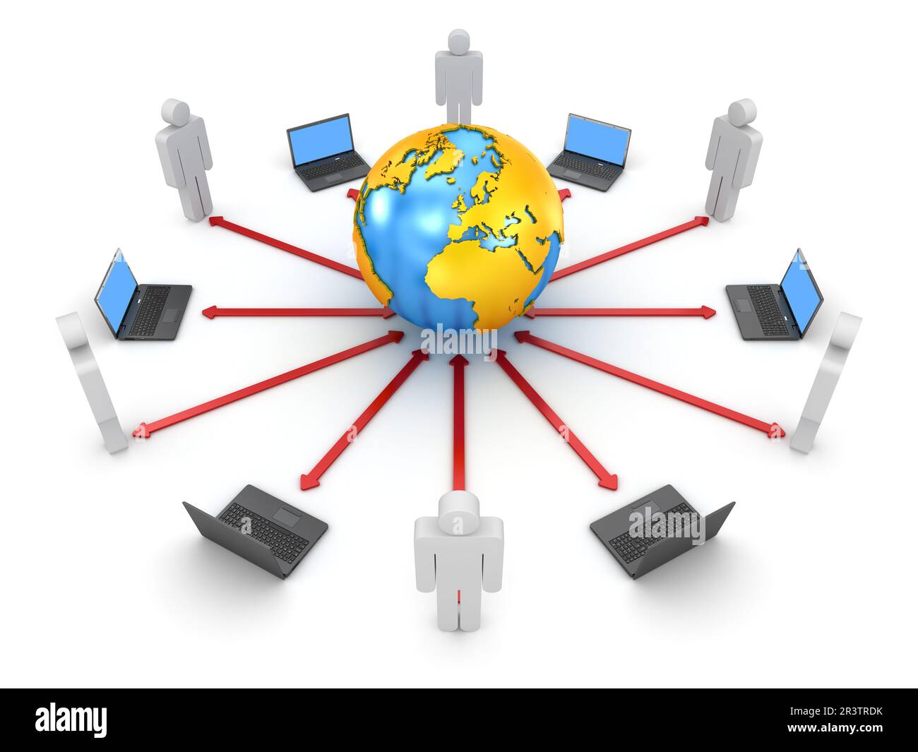 Communications map hi-res stock photography and images - Alamy