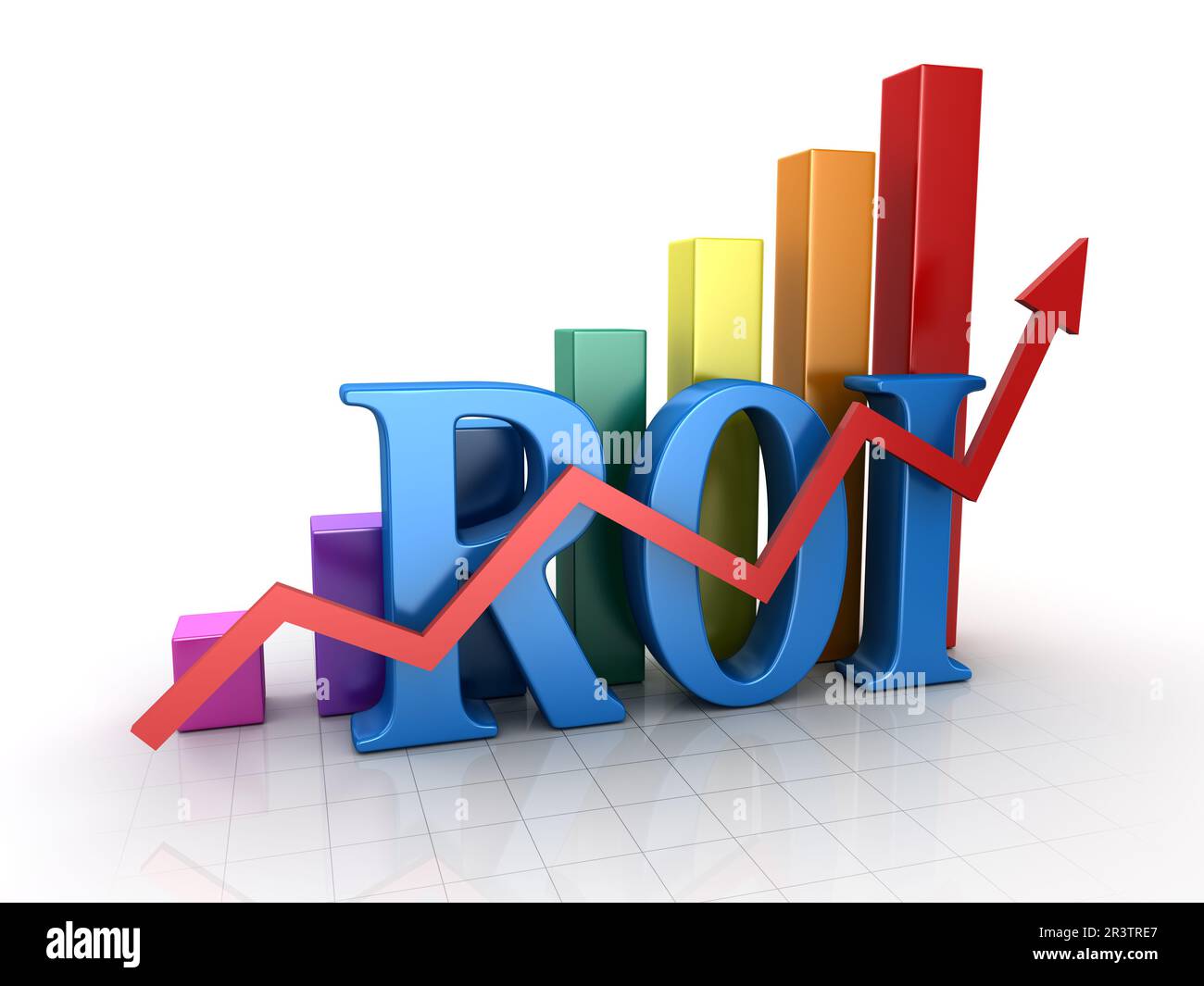 Return on investment with chart Stock Photo - Alamy