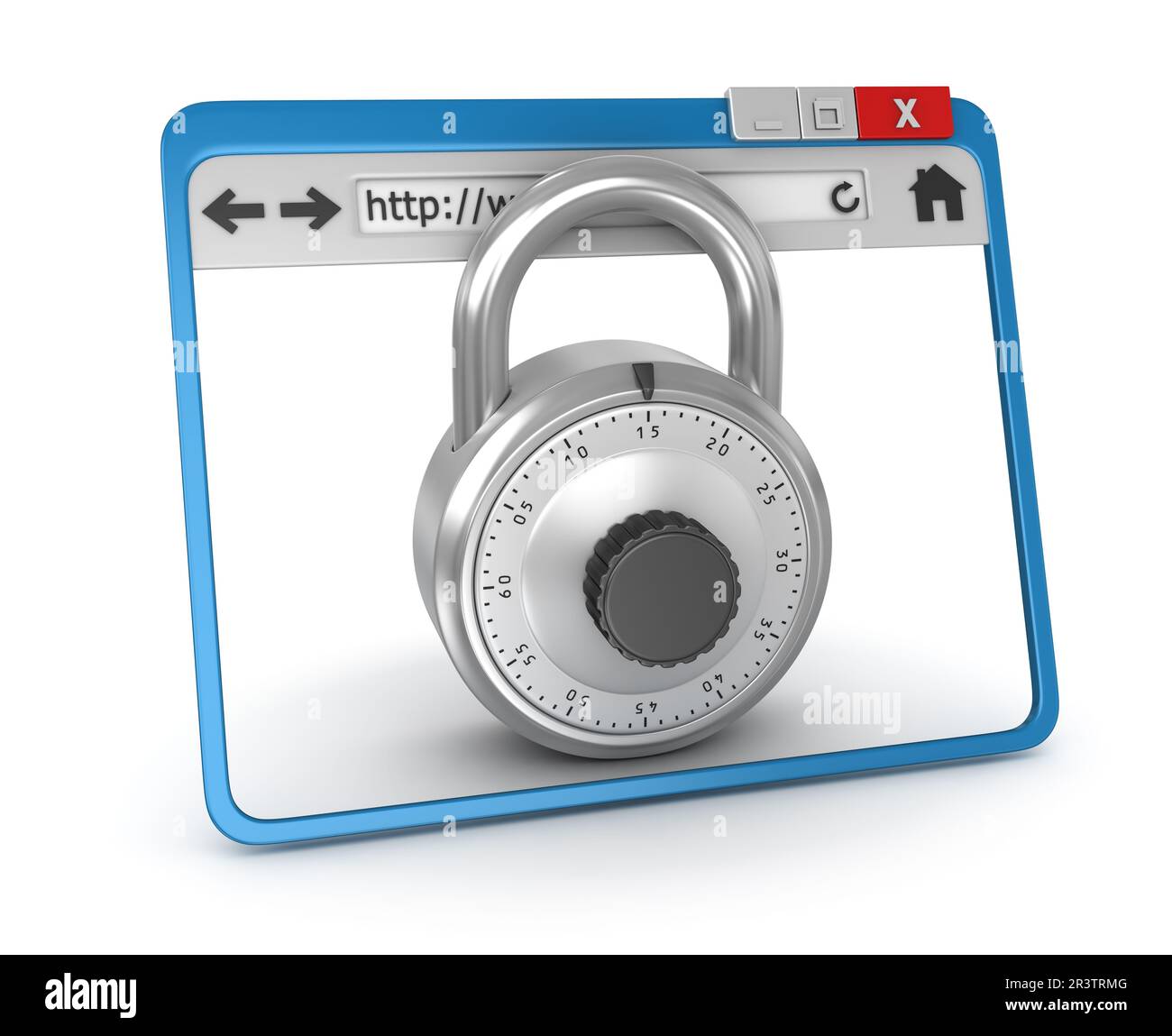 Security computer network data Cut Out Stock Images & Pictures - Alamy