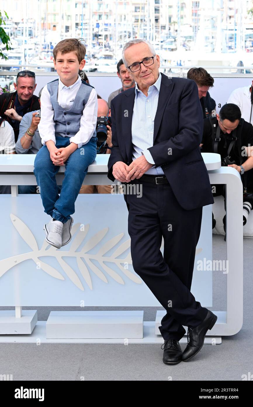 Enea Sala, Marco Bellocchio 76th Cannes Film Festival Photocall of the ...
