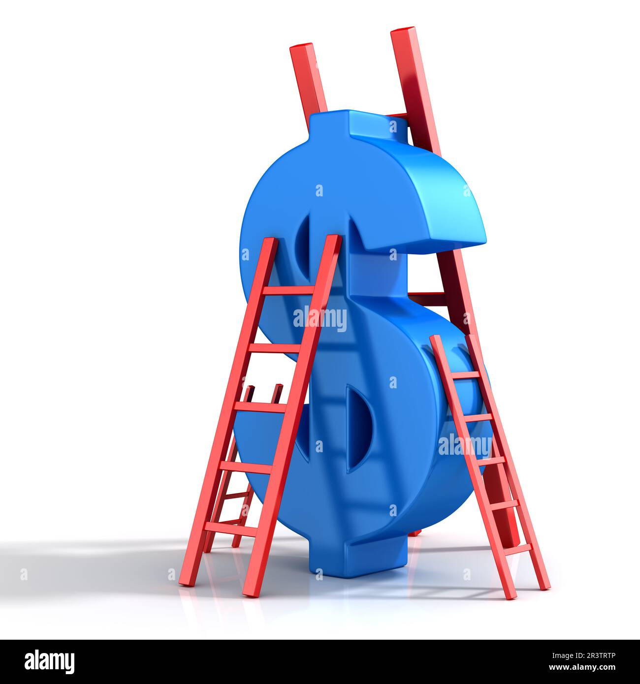 Money exchange concept dollar Cut Out Stock Images & Pictures - Alamy