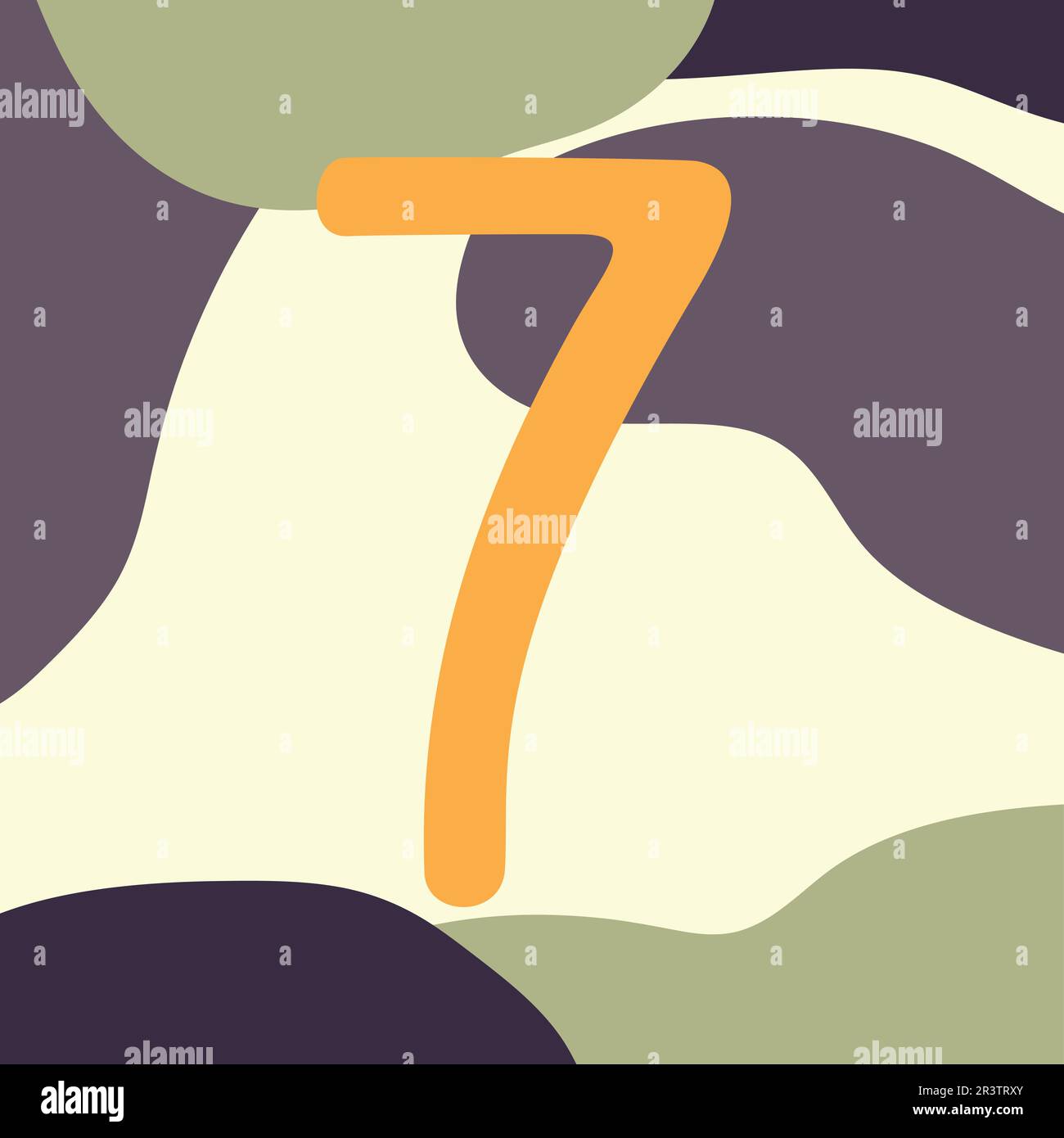 Seventh vector vectors Stock Vector Images - Alamy