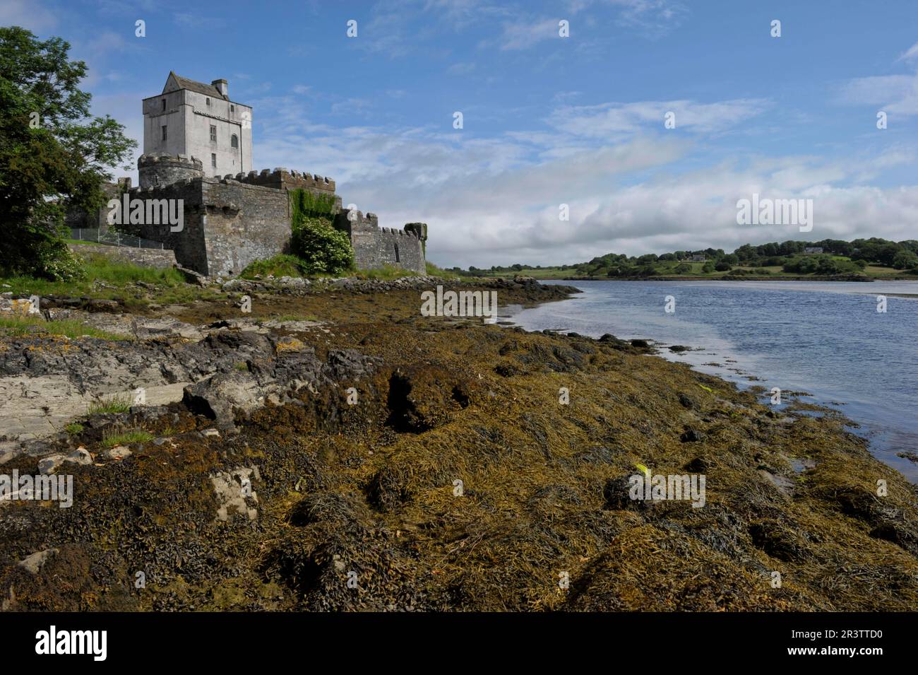 Doe Castle, near Creeslough, County Donegal, Doe Castle, Ireland Stock ...