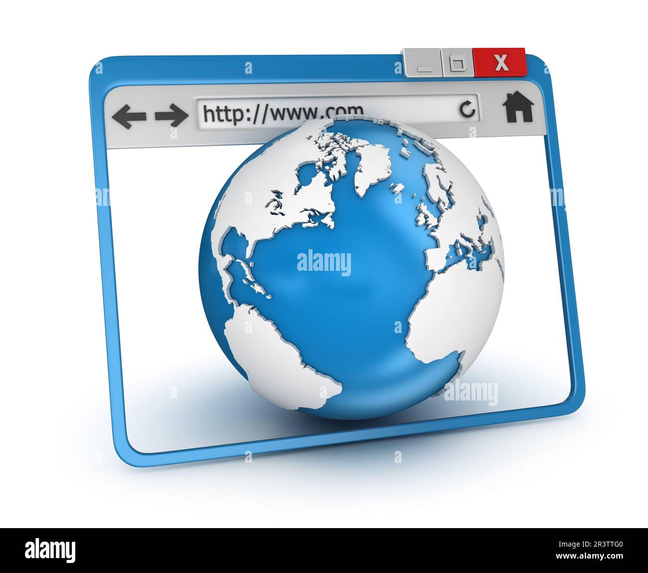 Communications map Cut Out Stock Images & Pictures - Alamy