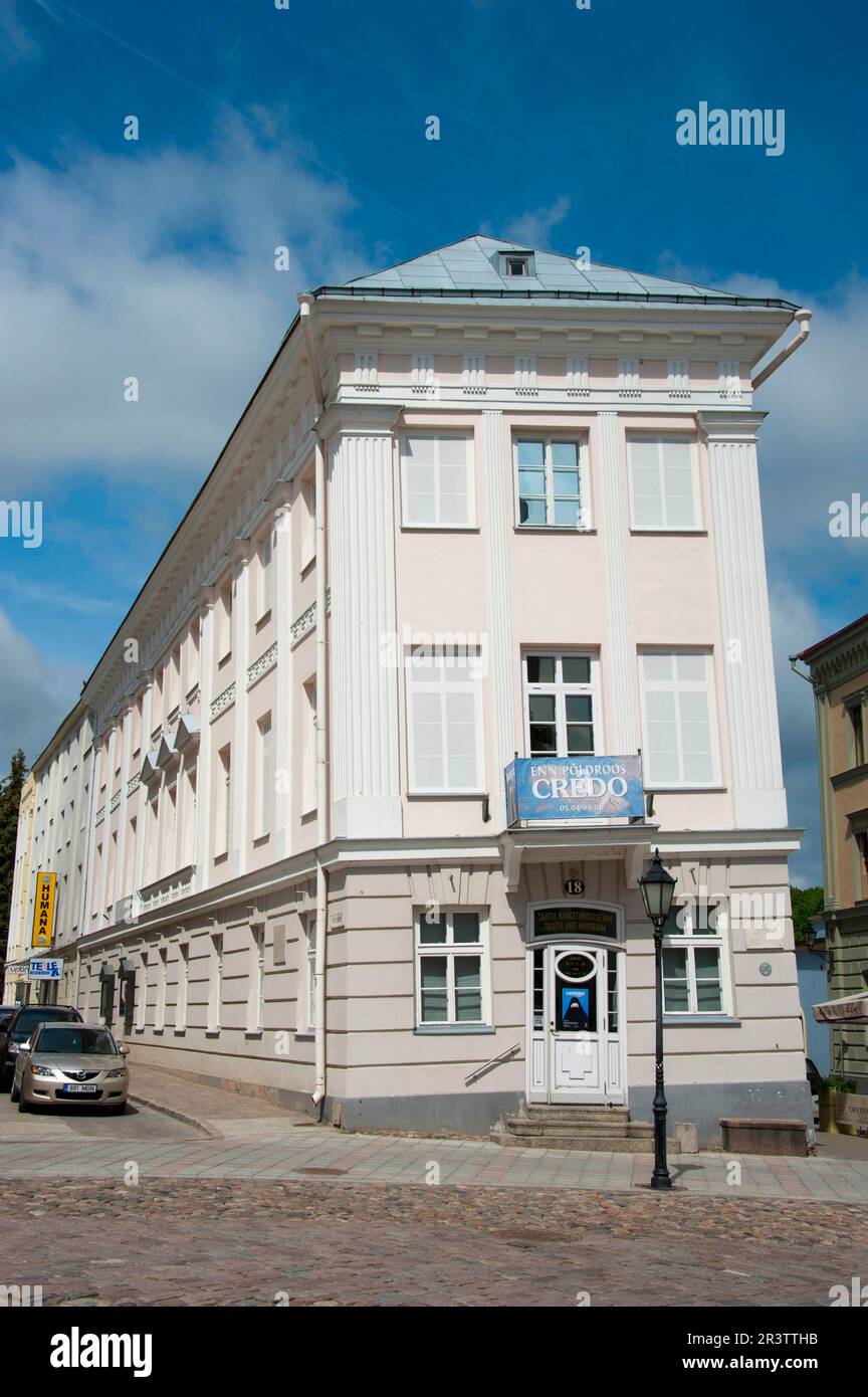 Museum of art, Tartu, Estonia, Baltic states Stock Photo - Alamy