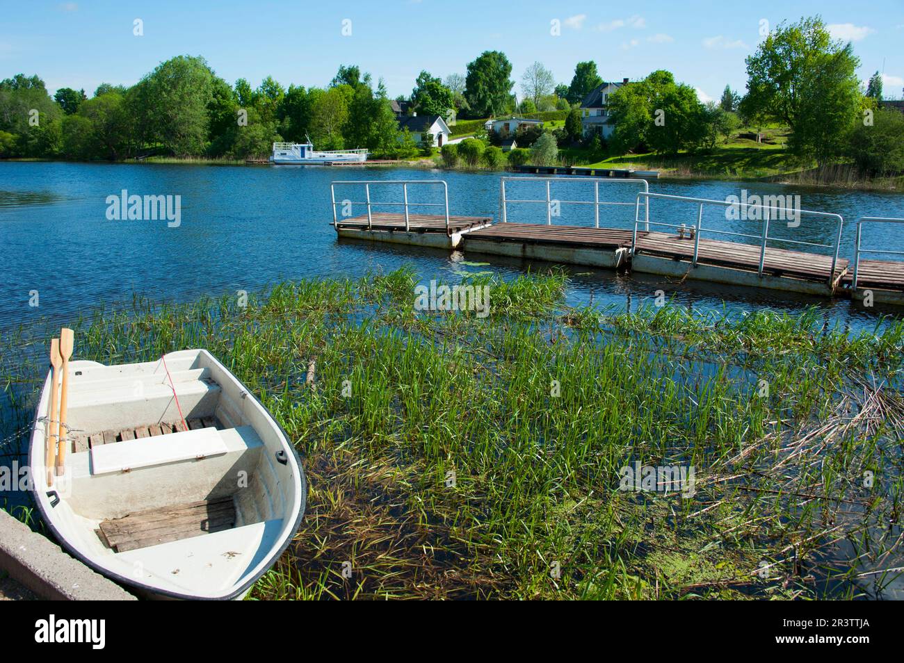River Emajogi, Kavastu, Tartu County, Estonia, Baltic states Stock ...