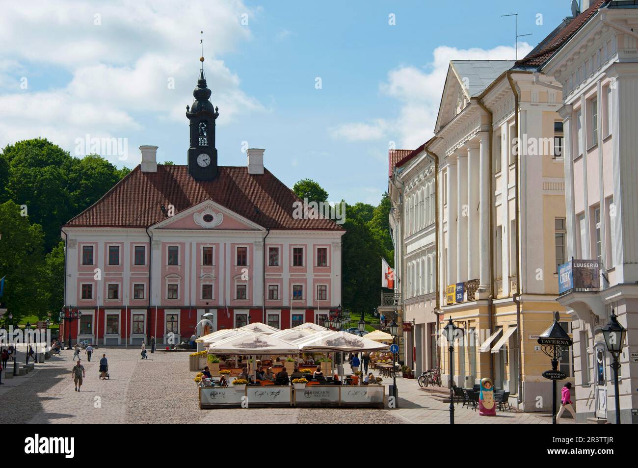 Town hall, Tartu, Estonia, Baltic states Stock Photo - Alamy