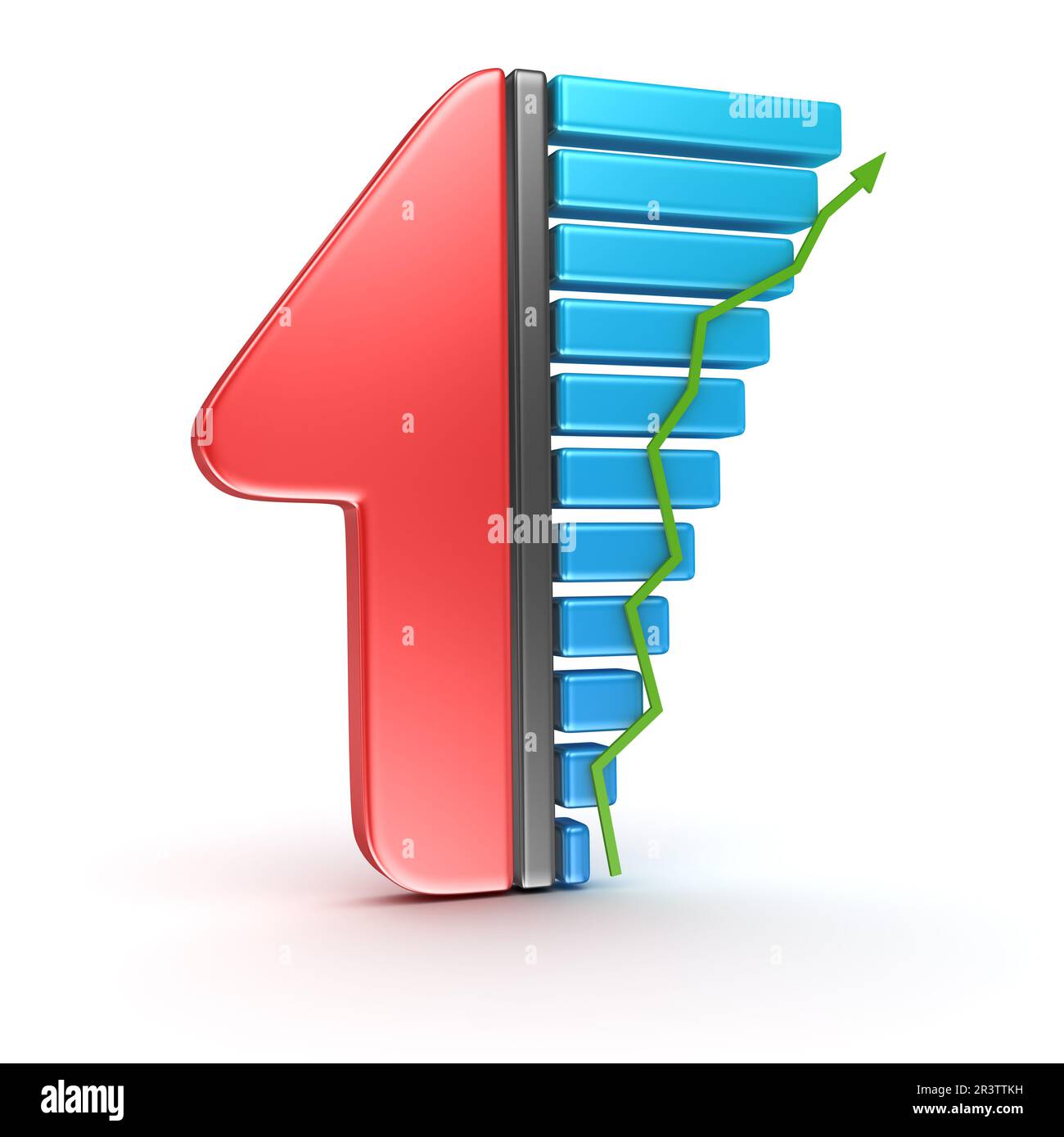 Arrow And Chart Stock Photo Alamy