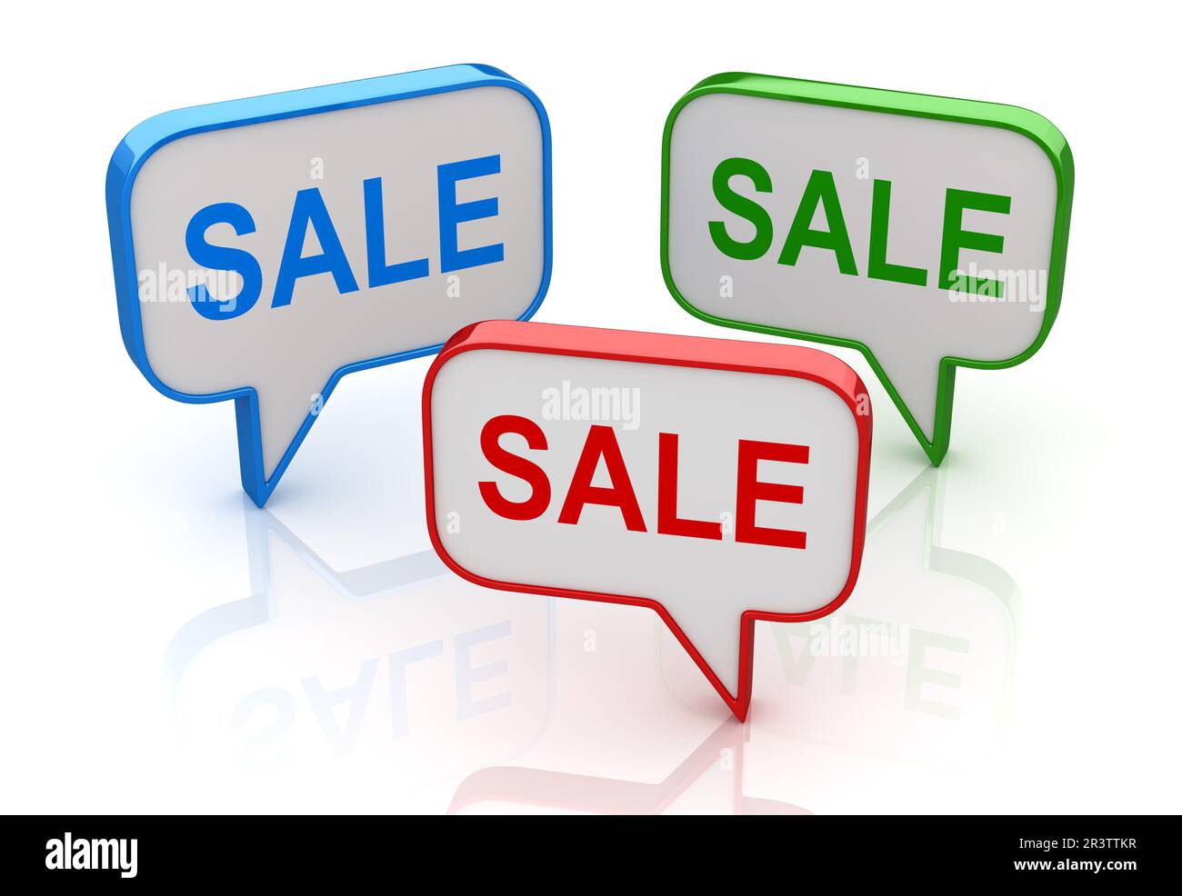 Promotional Speech Bubble Stock Photo - Alamy