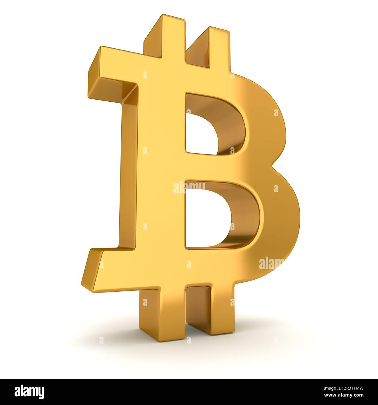 Isolated Bitcoin Symbol Stock Photo - Alamy