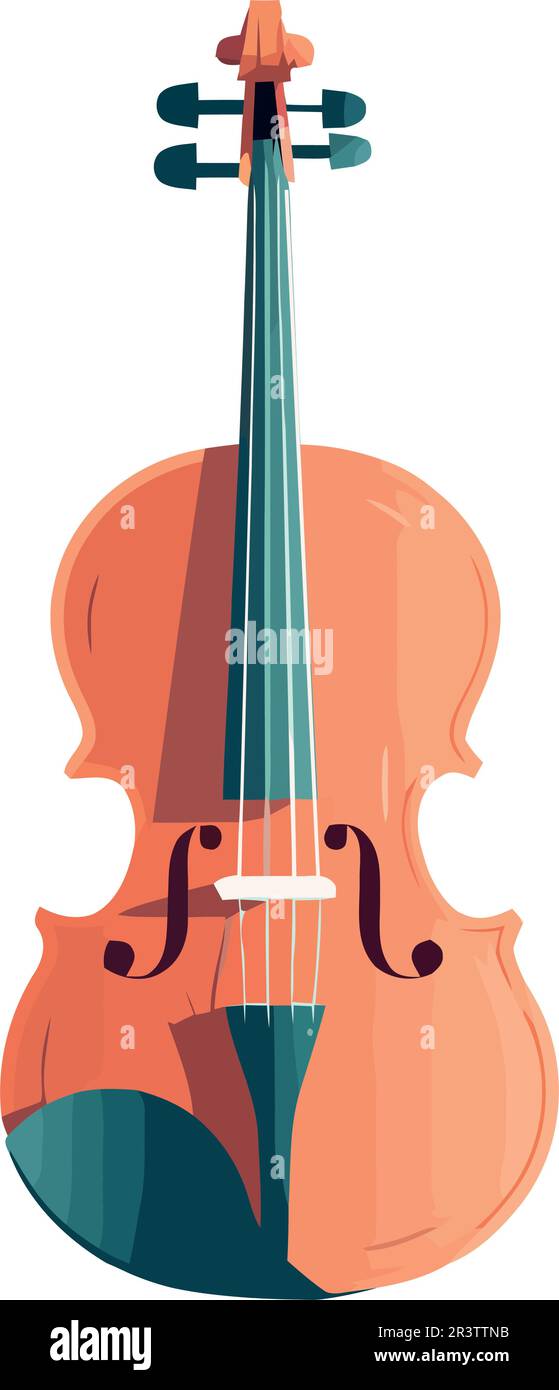 violin music instrument vector icon Stock Vector Image & Art - Alamy