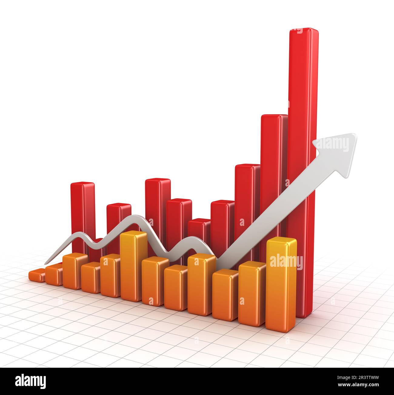 3d bar graph computer hi-res stock photography and images - Alamy
