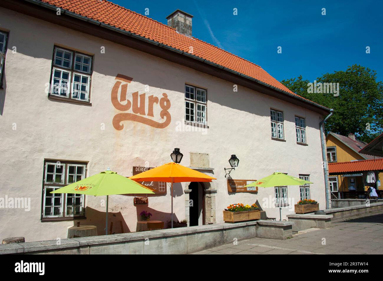 Restaurant, Kuressaare, Saaremaa Island, Estonia, Baltic States, Europe ...