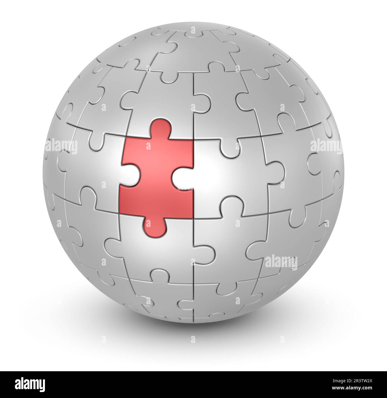 3d sphere puzzle hi-res stock photography and images - Alamy