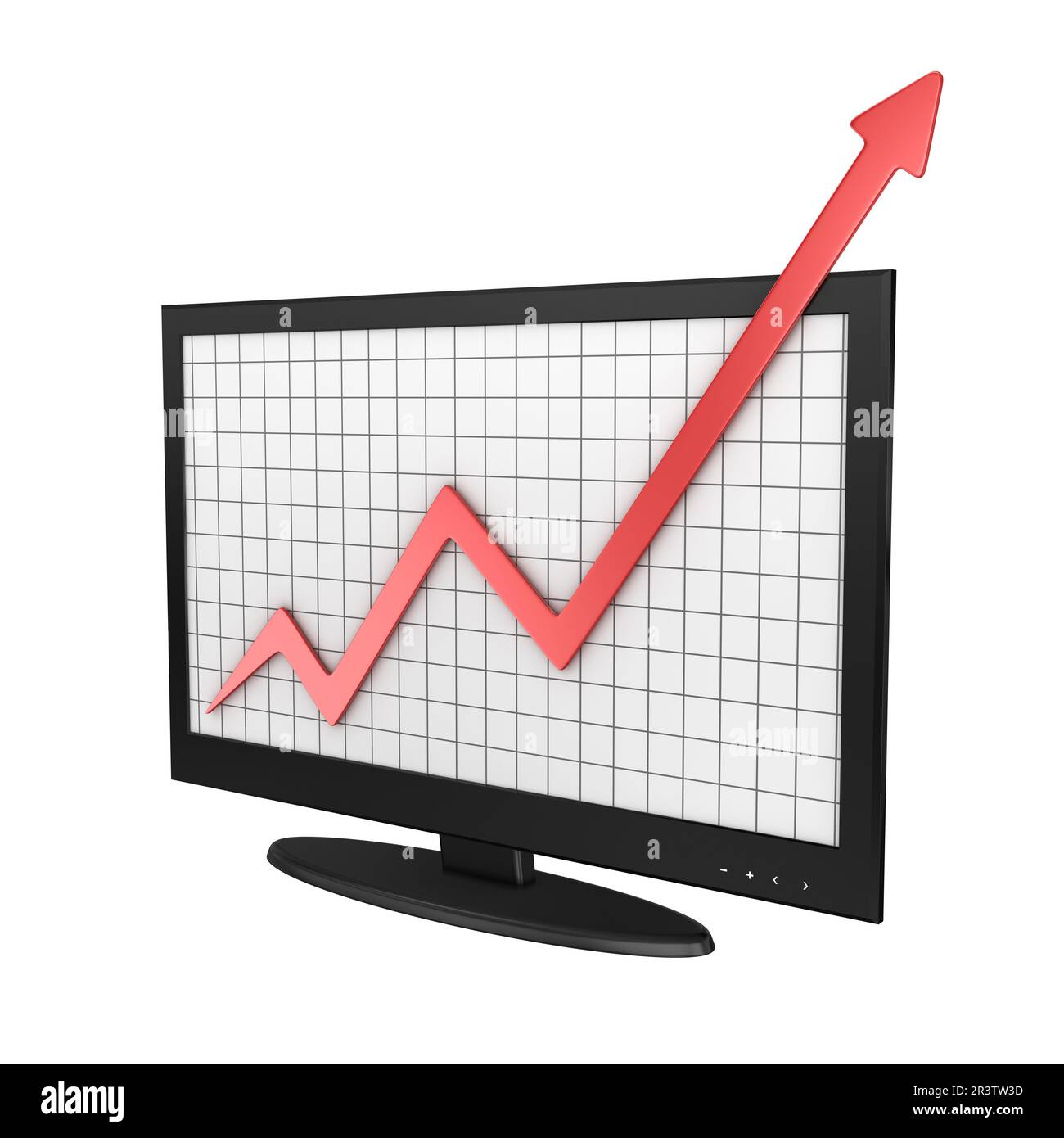Business growth chart computer hi-res stock photography and images - Alamy