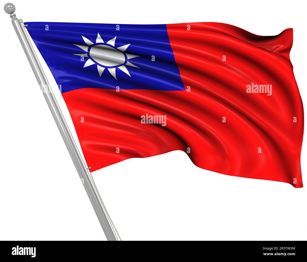Flag of Taiwan Stock Photo - Alamy
